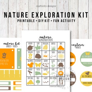 Nature Exploration Kit, Nature Explorer Kit, DIY Nature Kit, Nature ...