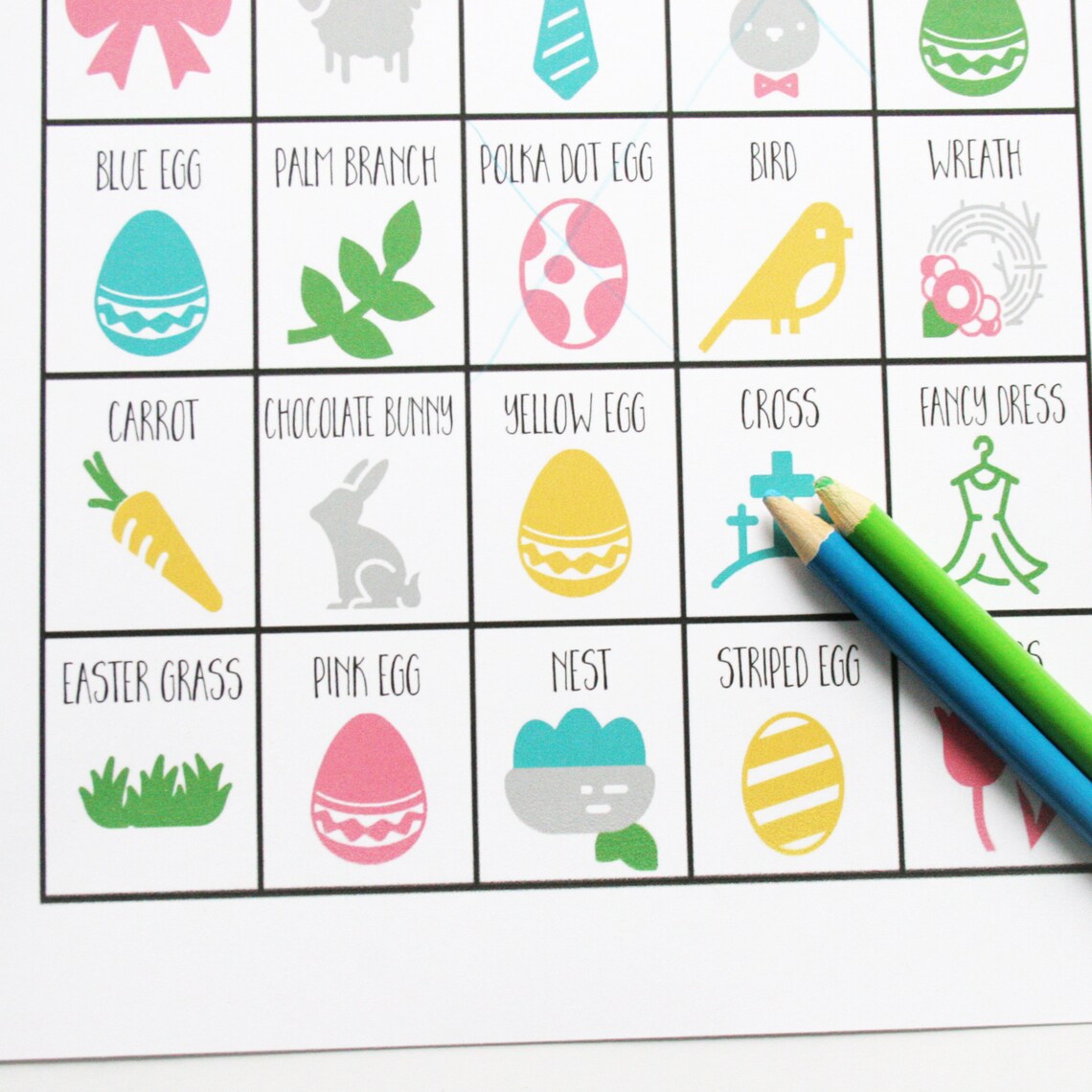 Easter Scavenger Hunt Game Printable Easter Games Easter - Etsy
