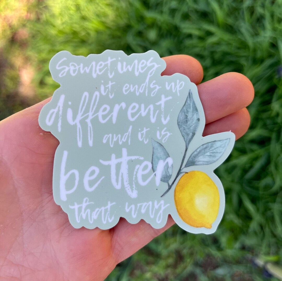 Lemon Sticker, Positive Sticker for Laptop Sticker, Encouraging Sticker ...