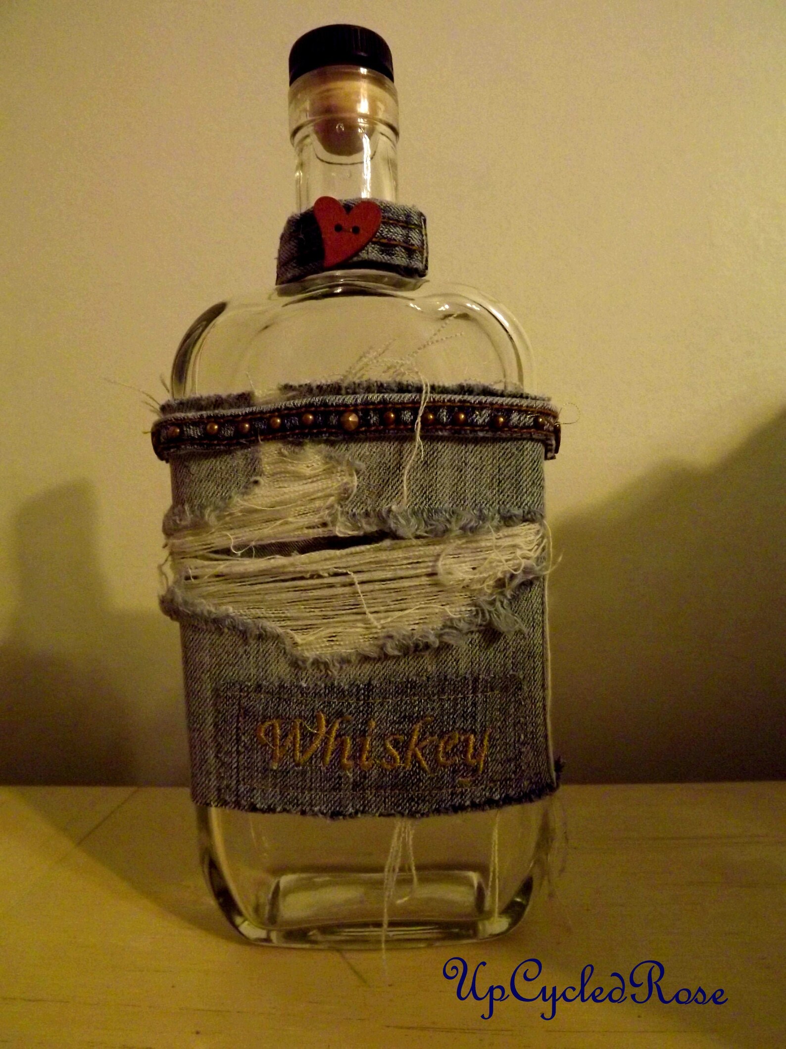 Repurposed Whiskey Bottle Upcycled Earth Friendly Ready to | Etsy