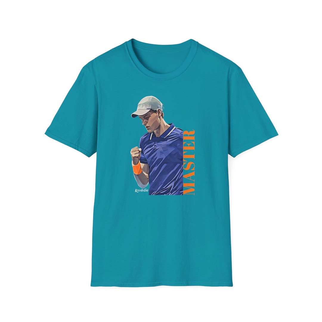 Jannik Sinner Master Unisex Softstyle T-shirt, Tennis Fan Tee, Sports ...