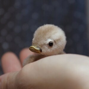 Miniature Plush Duck Realistic Bird Duckling Decoration Artist Duck ...