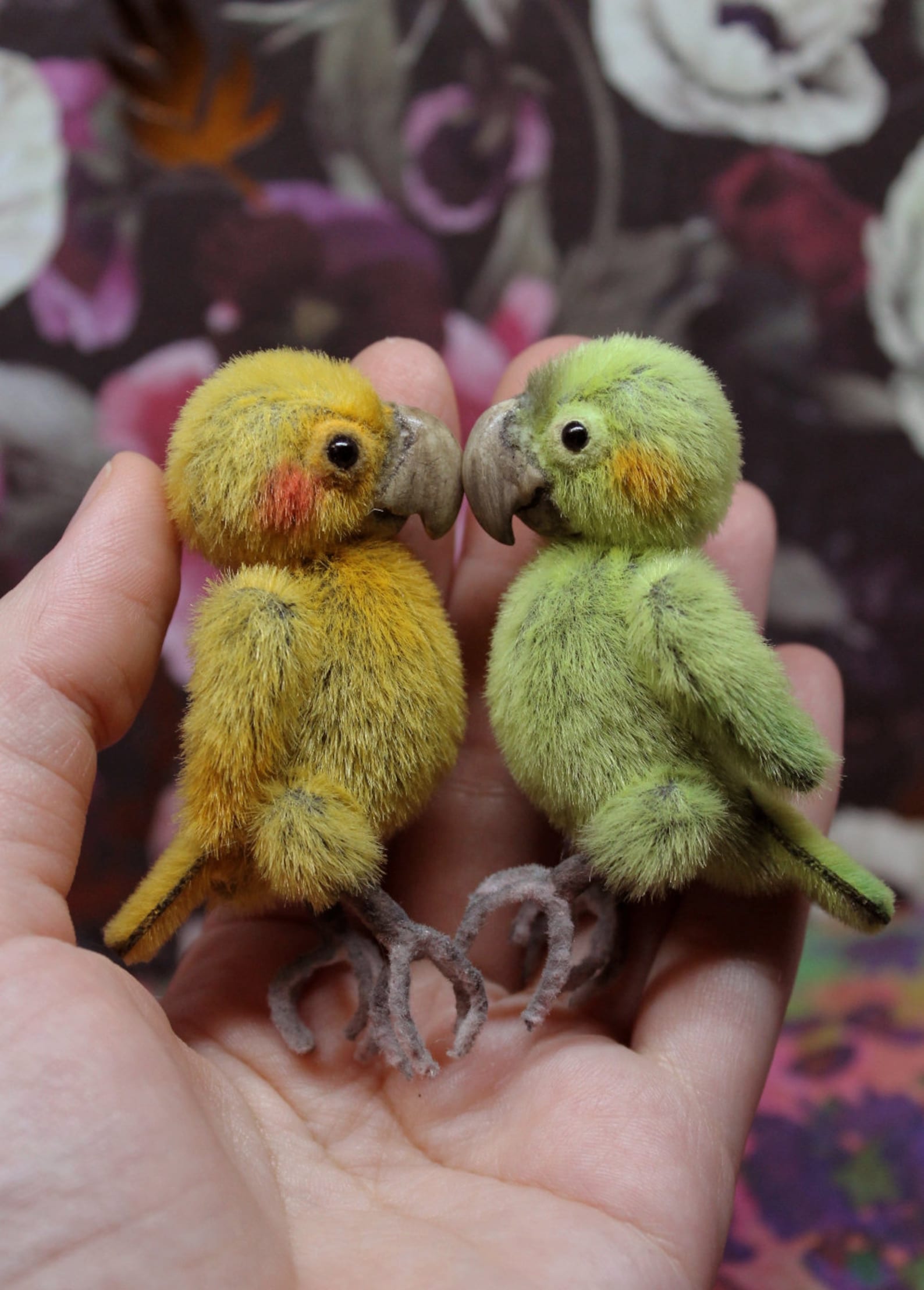 Macaw Miniature Doll Parrot Figurine Soft Toy Ooak Doll | Etsy