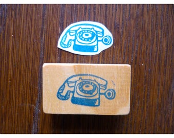 Telephone Stamp - Etsy