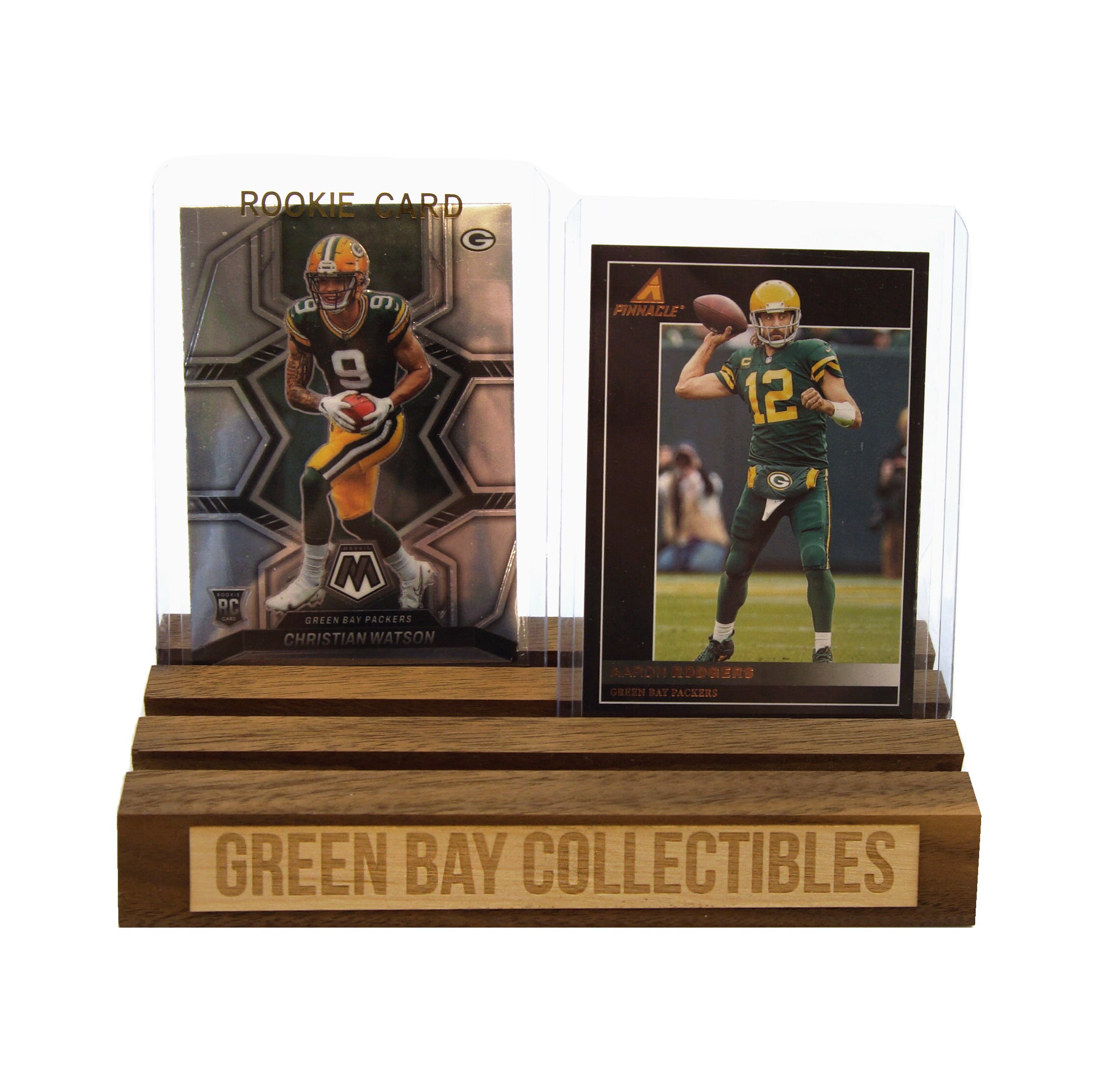 CUSTOM Trading Card Stand Sports Card Display Wooden Card Holder for ...