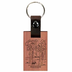 Custom Wood Keychain Wooden Keychain Leather Keychain Engraved Keychain ...