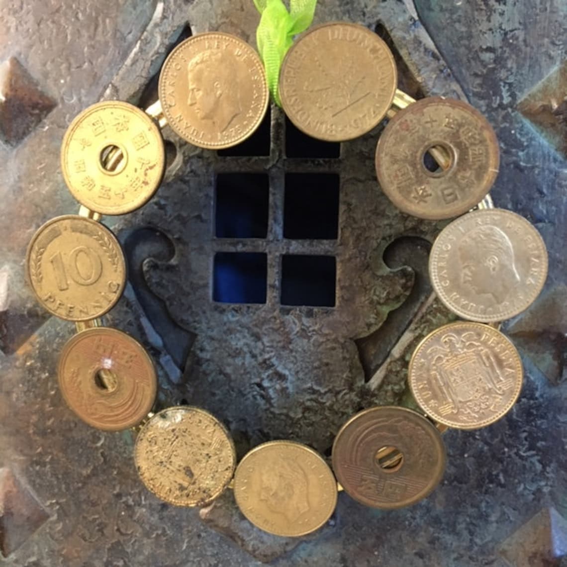 Coin Wreath - Etsy