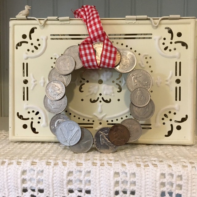 Coin Wreath - Etsy