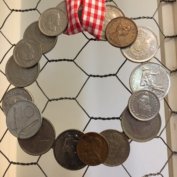 Coin Wreath | Etsy