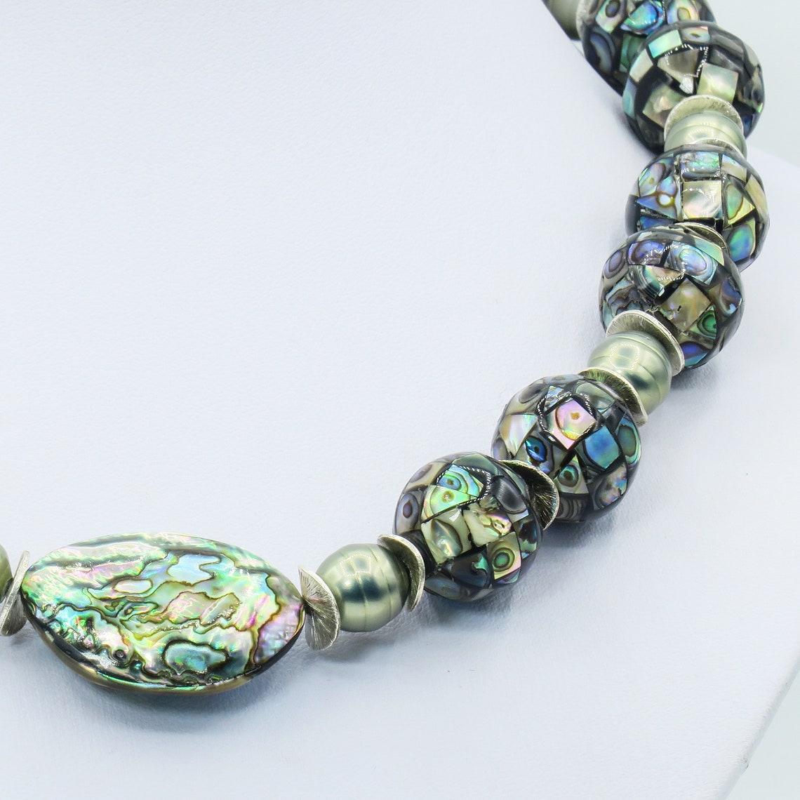 Abalone Shell Necklace Abalone Shell Jewelry Abalone Bead - Etsy