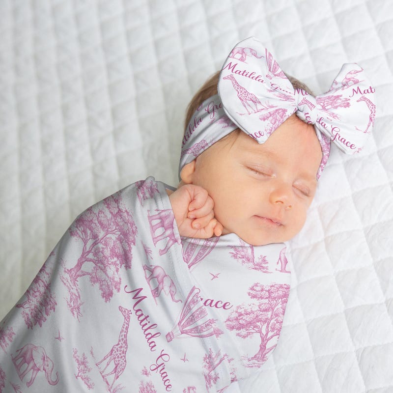 Pink Toile - Etsy