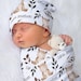 WOODLAND BEAR BABY Name Swaddle Set, Personalized Baby Boy Bear Swaddle ...