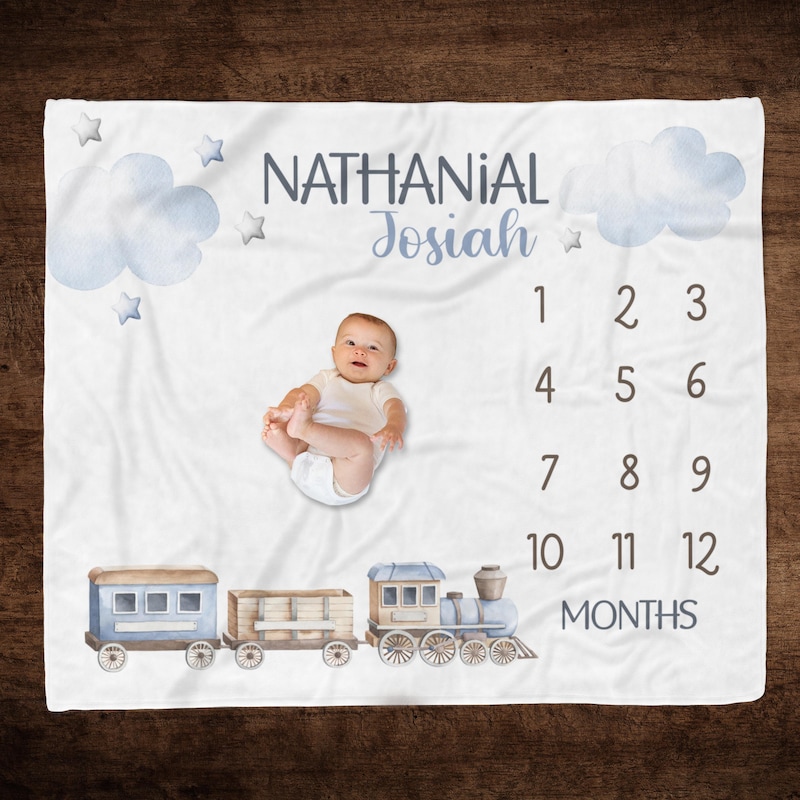 Monthly Milestone Trains - Etsy