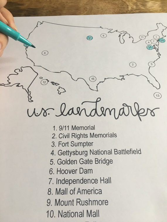 American Landmarks List