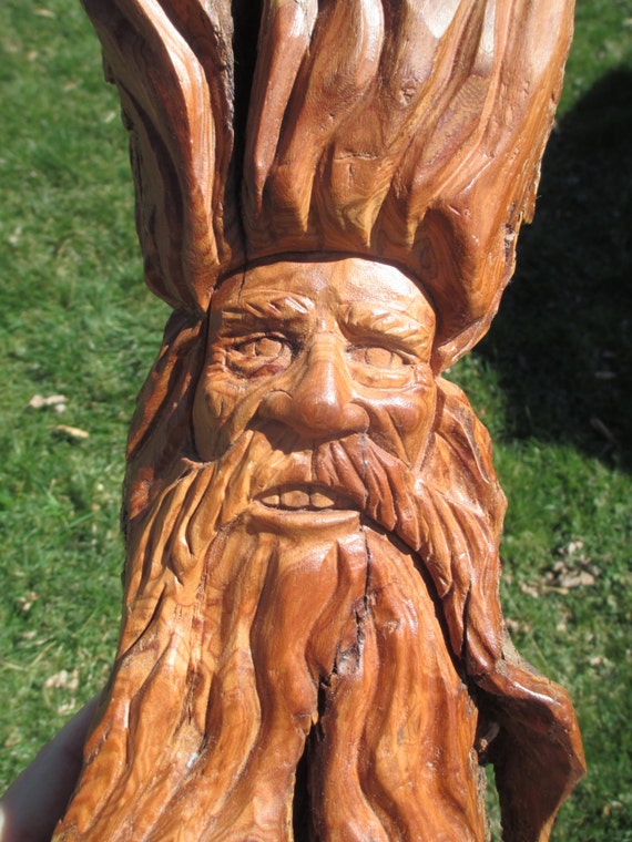 Wood Spirits and Face Carvings curated by The Wood Carvers of Etsy on Etsy