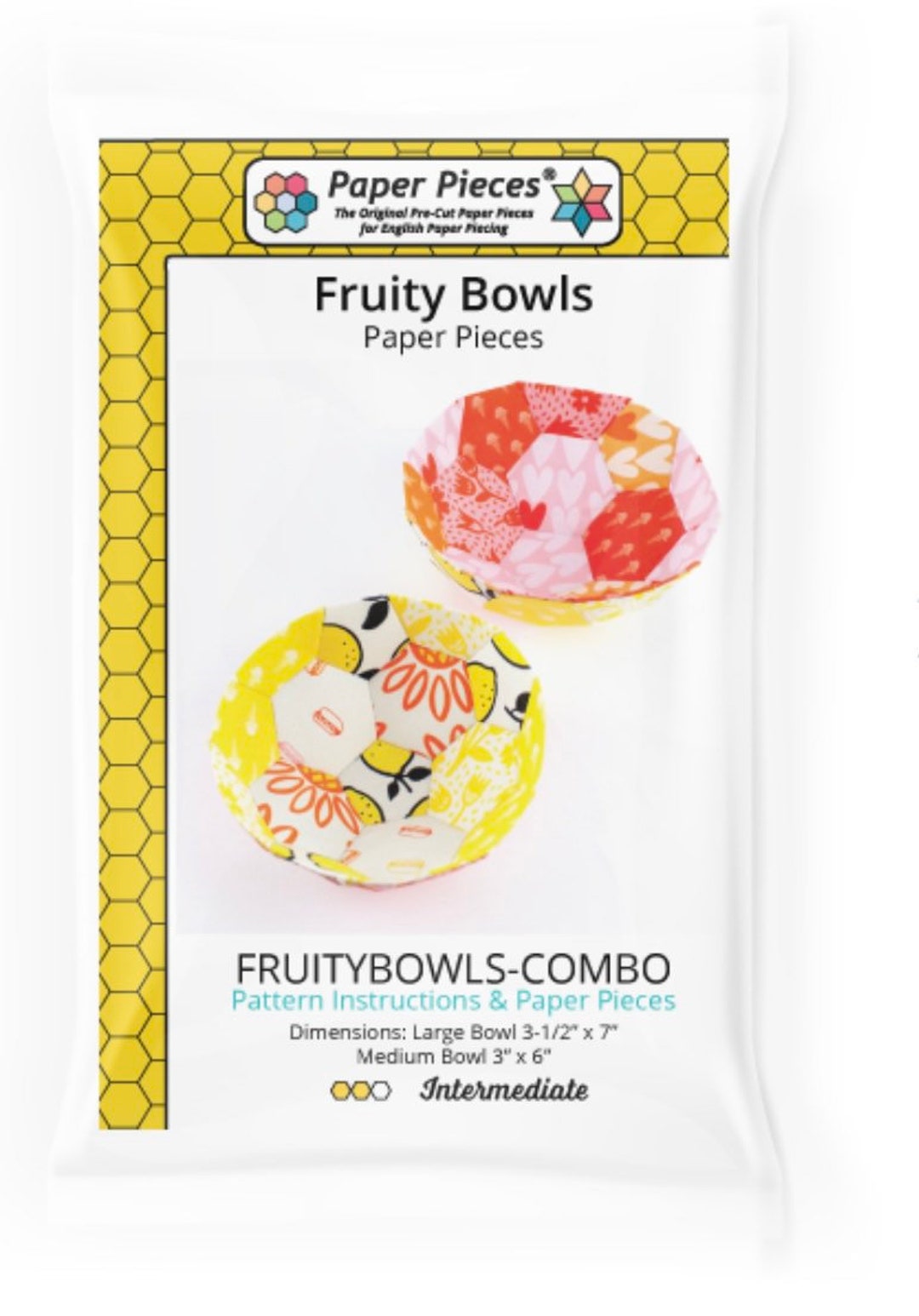 Fruity Bowls Pattern and Paper Pieces Kit/ Fruity Bowls Refill Pack ...