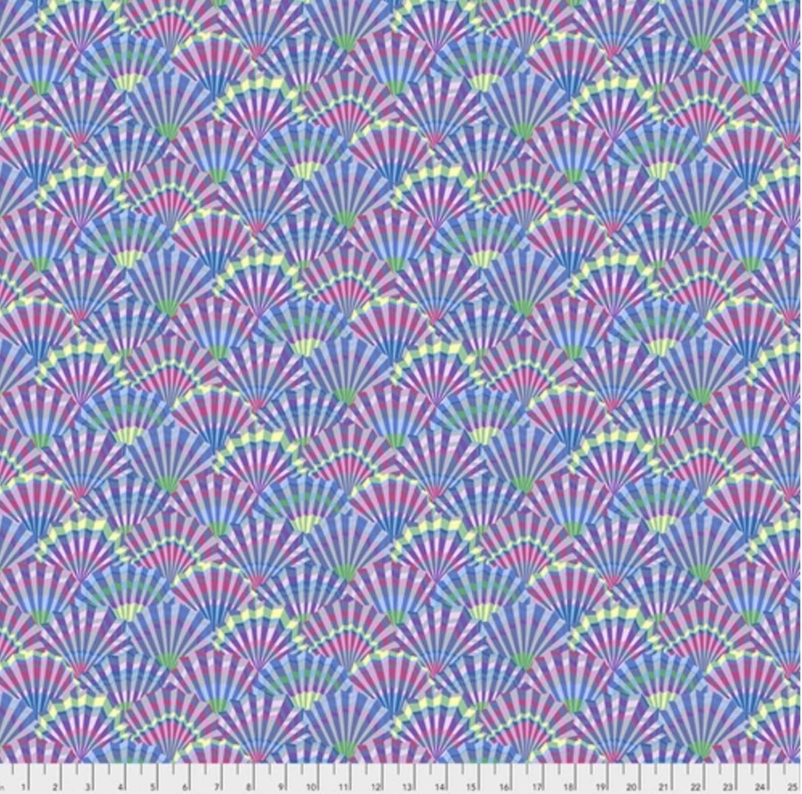 Paper Fans by Kaffe Fassett for Freespirit PWGP143.DELFT, PJ143.COOL - Etsy
