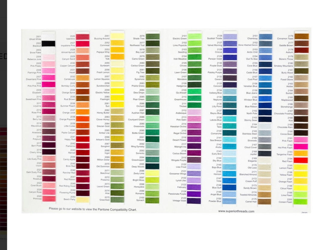 Magnifico Threads/superior/40 Wt./variegated - Etsy