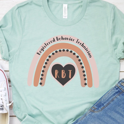 Rbt Shirt Registered Behavior Behavior Technician Rbt Gift - Etsy