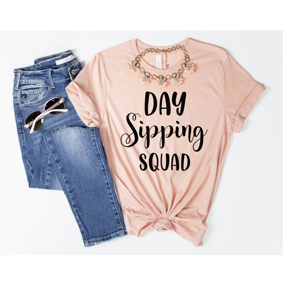 Day Drinking Shirts, Cute Matching Shirts, Day Drinking Squad ...