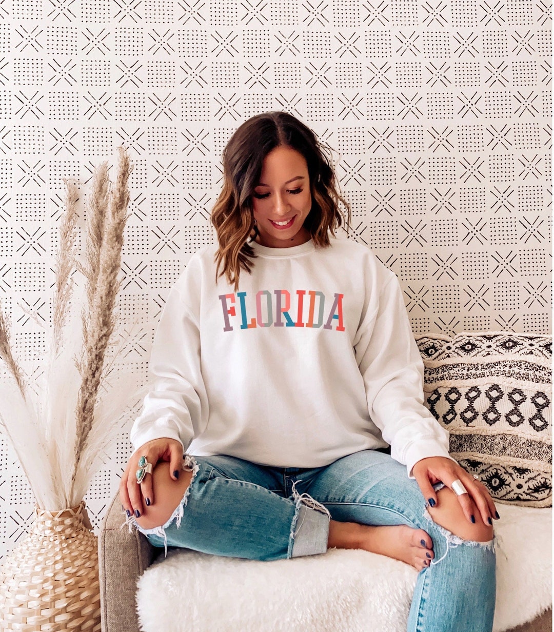 Vintage Florida Sweatshirt, Florida Fan Crewneck Sweatshirt, Florida ...