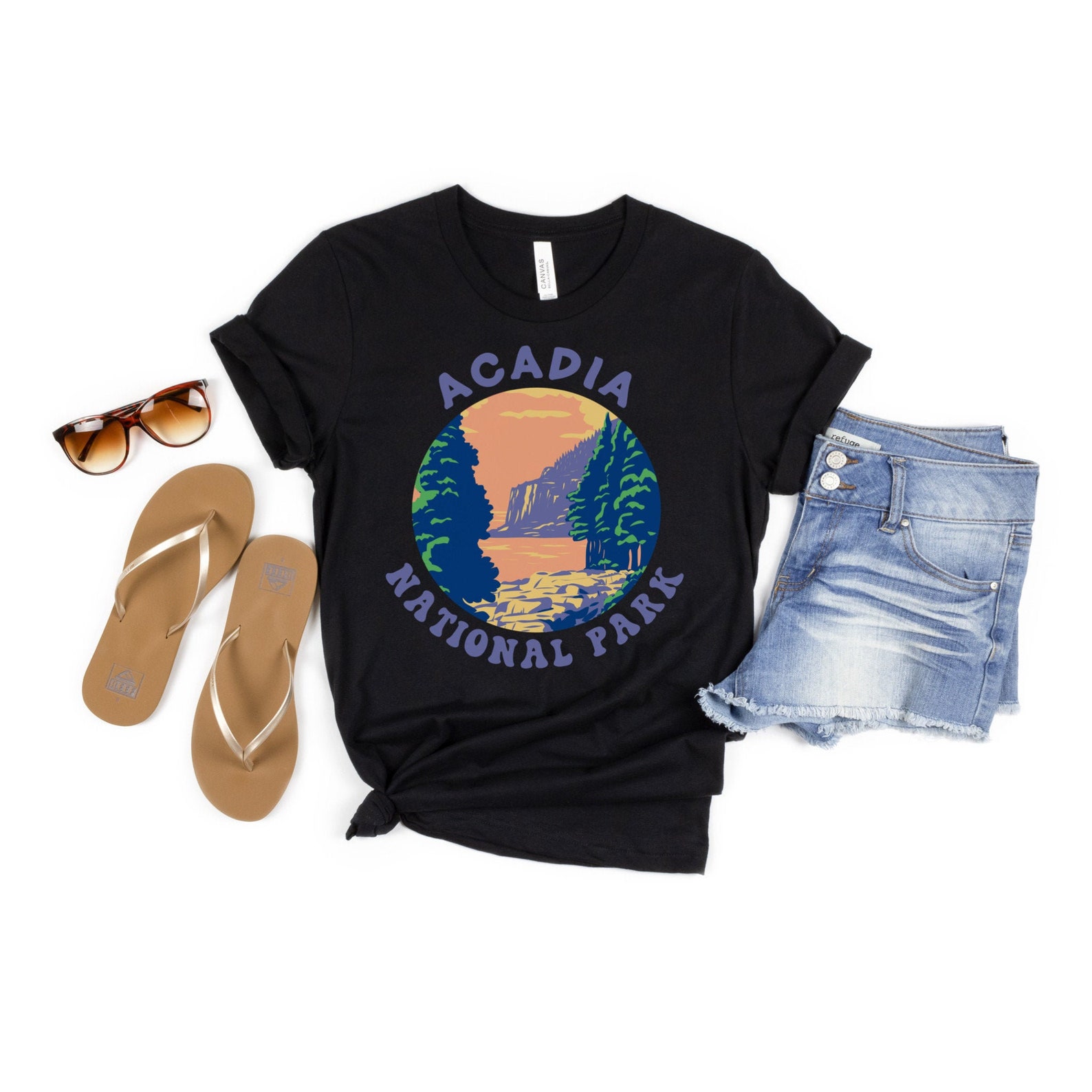 Acadia National Park Shirt Acadia Park Shirt Acadia Maine | Etsy