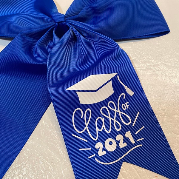 Grad Cap Cheer Bow - Etsy