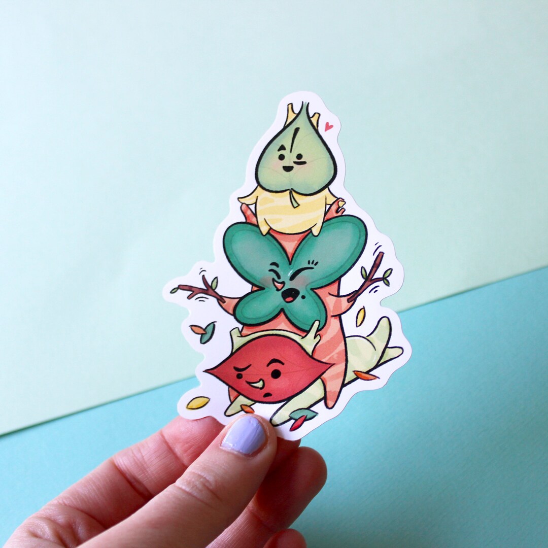 Cute Korok Sticker, Zelda Breath of the Wild Sticker, Video Game ...