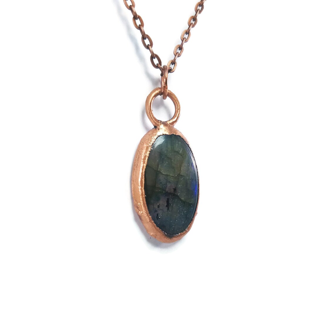Collier Labradorite brute Labradorite pendentif - Etsy France