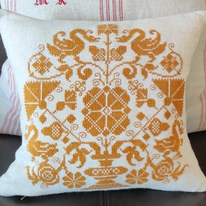 German Folk Inspired Cros Stitch Pattern/chart as Instant Downloads as ...