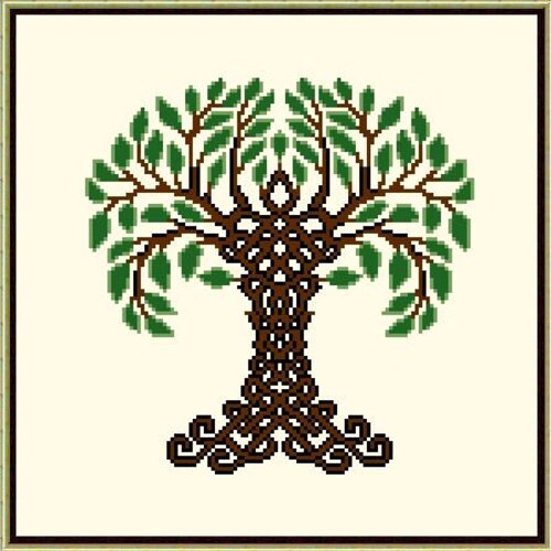 Tree of Life Cross Stitch Pattern - Etsy