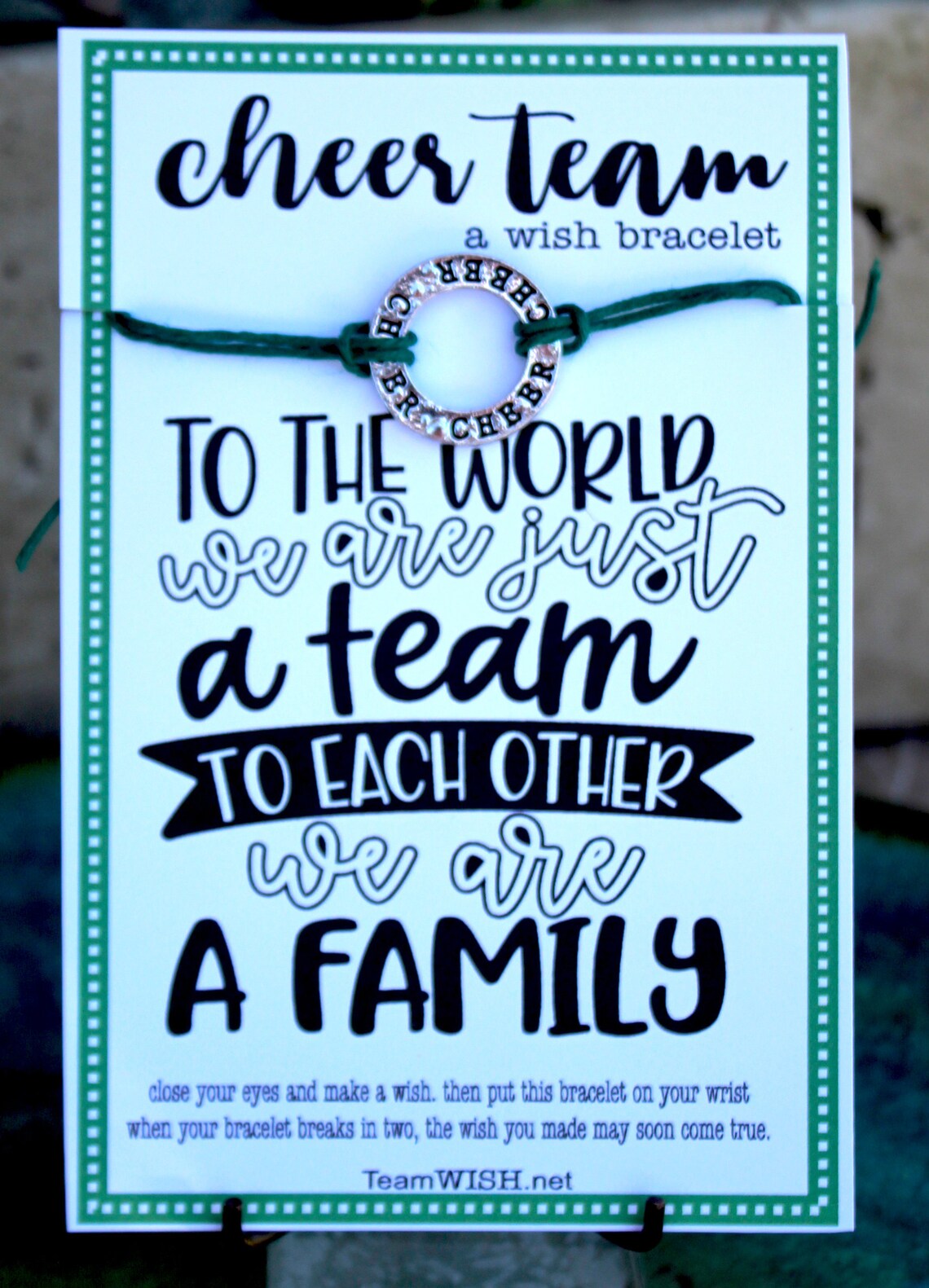 14 Cheer Team Wish Bracelets ... Together We Are Family ...pick Your ...