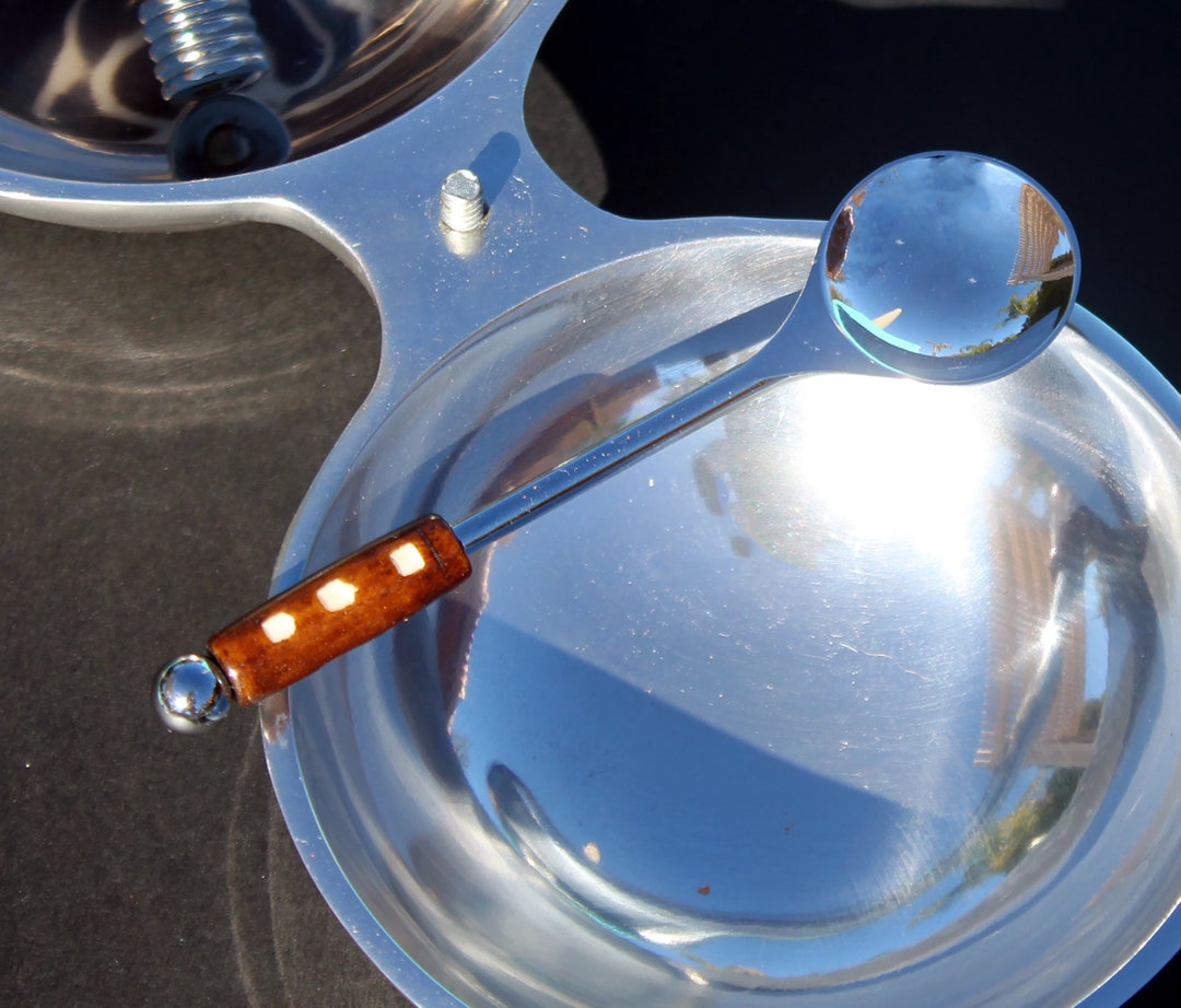 One of a Kind Deluxe Beaded Stainless Double Dip Bowl - Etsy