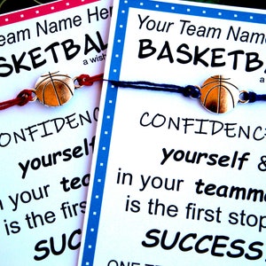Basketball Wish Bracelets ... Confidence in Yourself. Pick Your Qty ...
