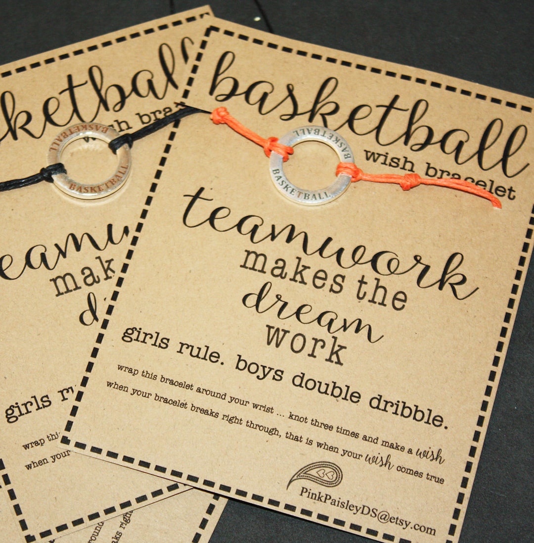 Low Inventory ...basketball Wish Bracelets ... Pick Your Qty. & Color ...