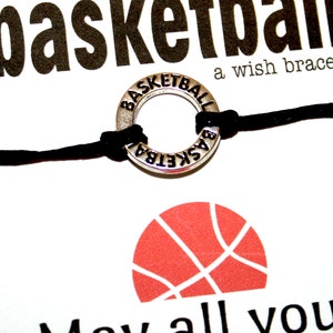 12 Basketball Wish Bracelets...may All Your Wishes Come True...great ...