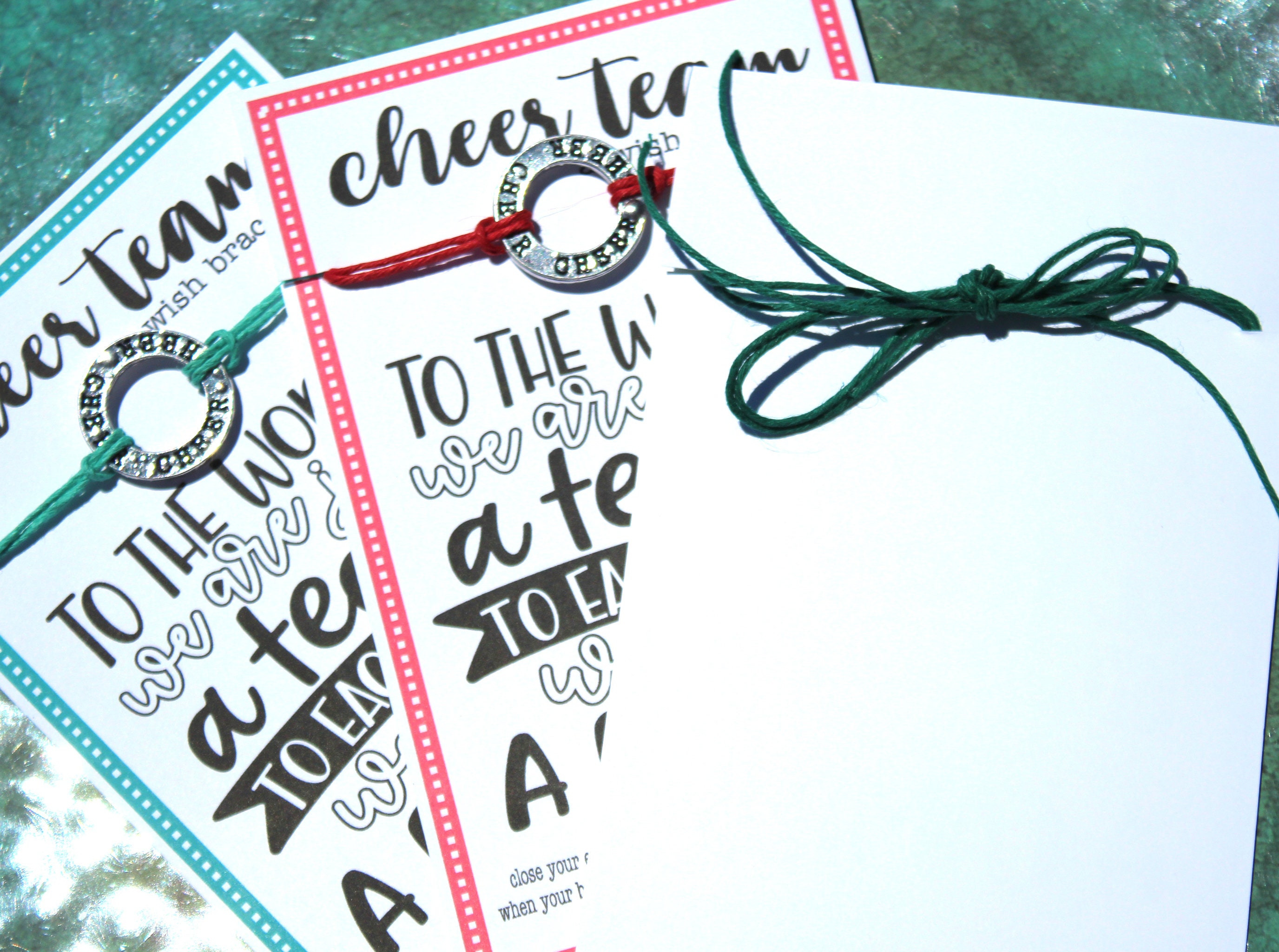 14 Cheer Team Wish Bracelets ... Together We Are Family ...pick Your ...