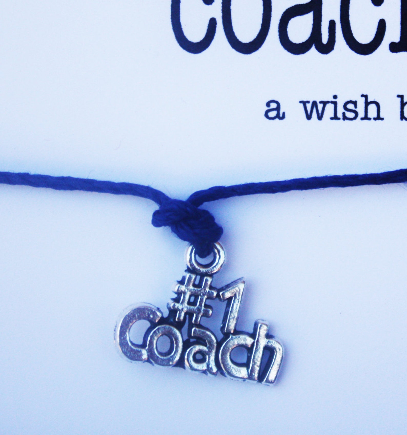 1 Coach Wish Bracelet Great for Team Gifts ... Thank You | Etsy