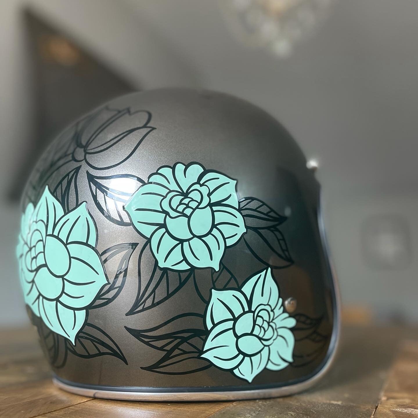 Custom Biltwell Helmet Size Med Hand Painted Pinstriping | Etsy