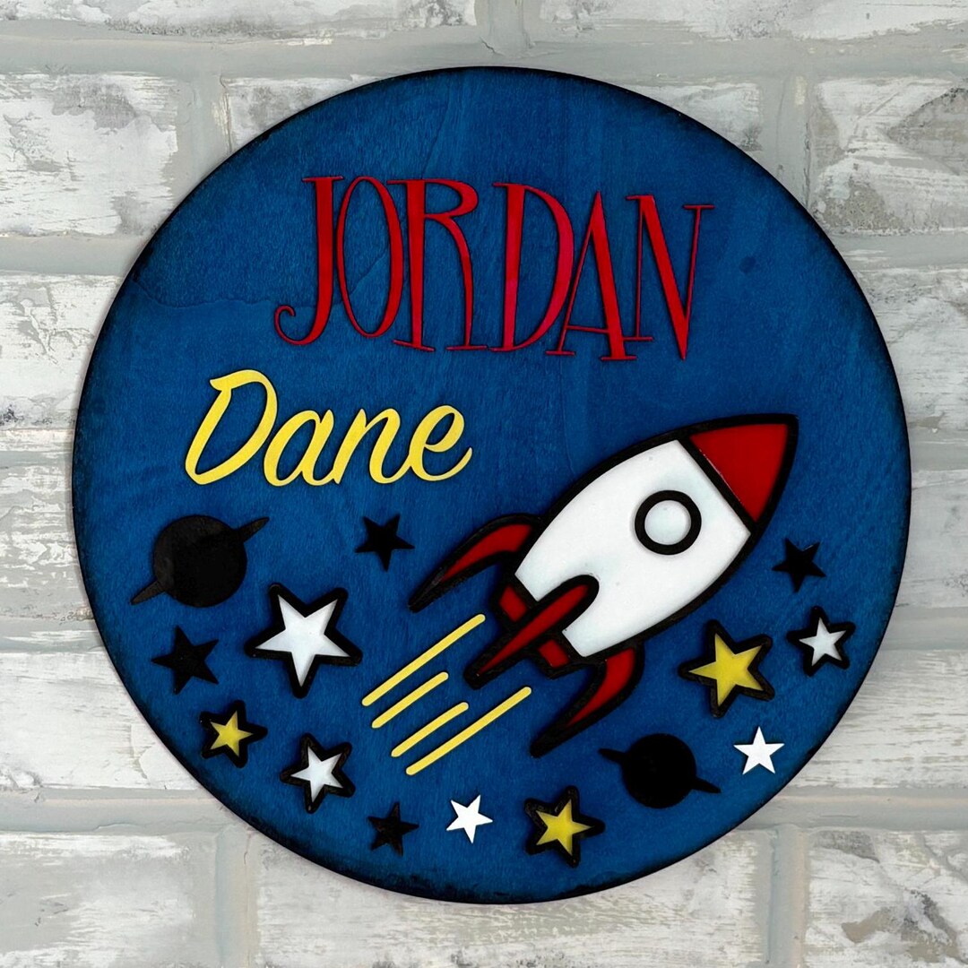 Spaceship Name Sign, Instant Download, Svg, Laser Cut File - Etsy