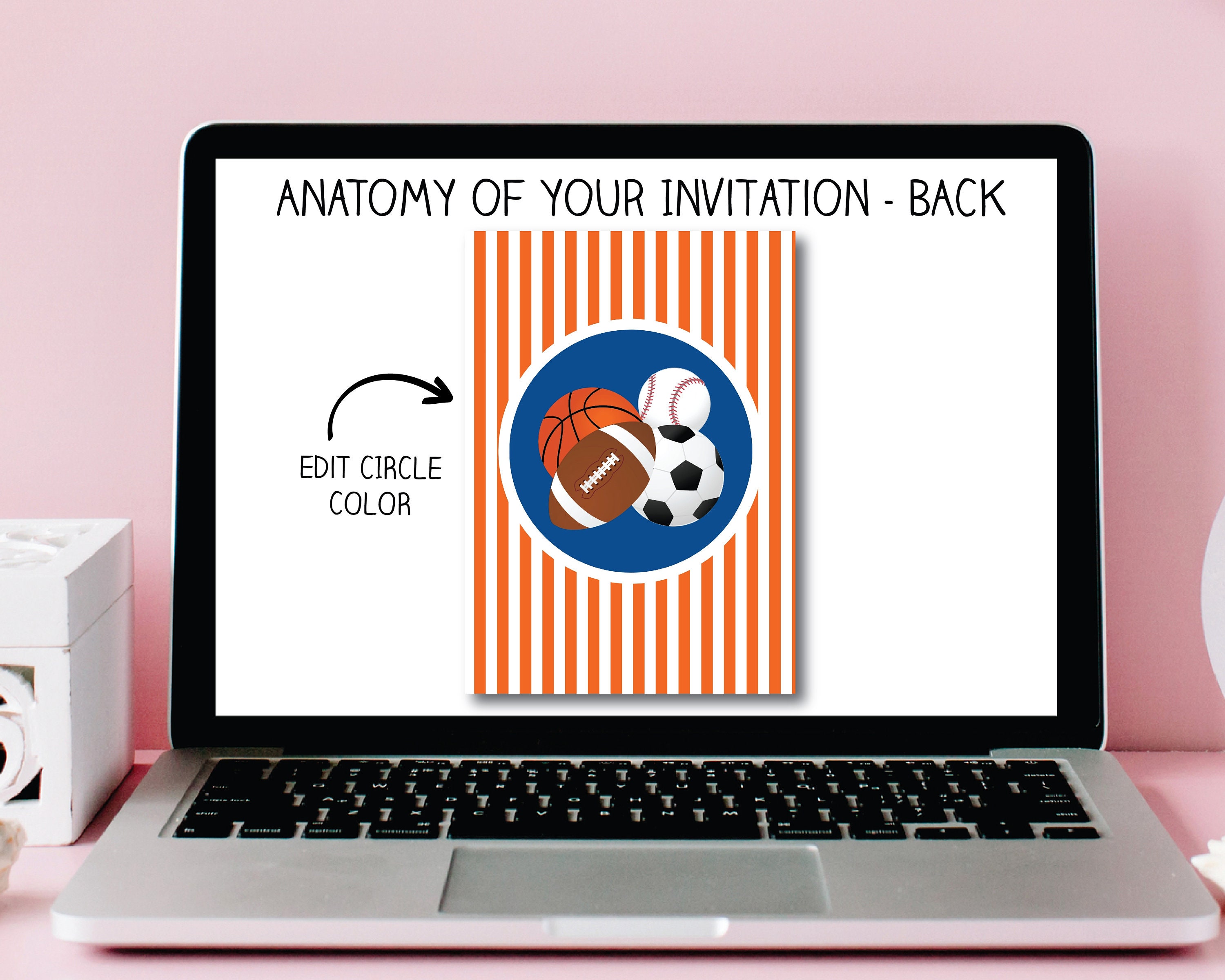 EDITABLE All Star Sports Invitation INSTANT DOWNLOAD | Etsy