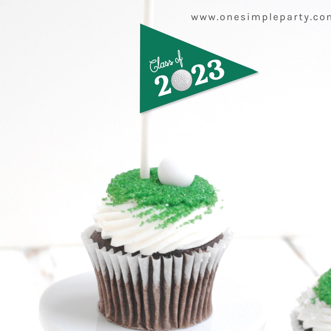 Golf Graduation Party Golf Tee Flags 2023 Graduation - Etsy