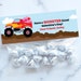 EDITABLE Monster Truck Valentine Bag Topper, Kids Valentine, Boy ...