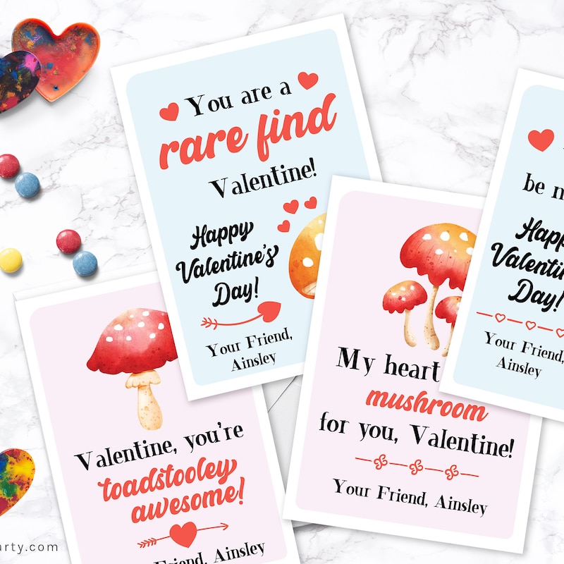 Mushroom Valentine - Etsy