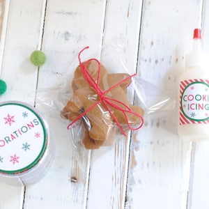 Printable Gingerbread Cookie Decorating Kit - Christmas Gift Idea ...
