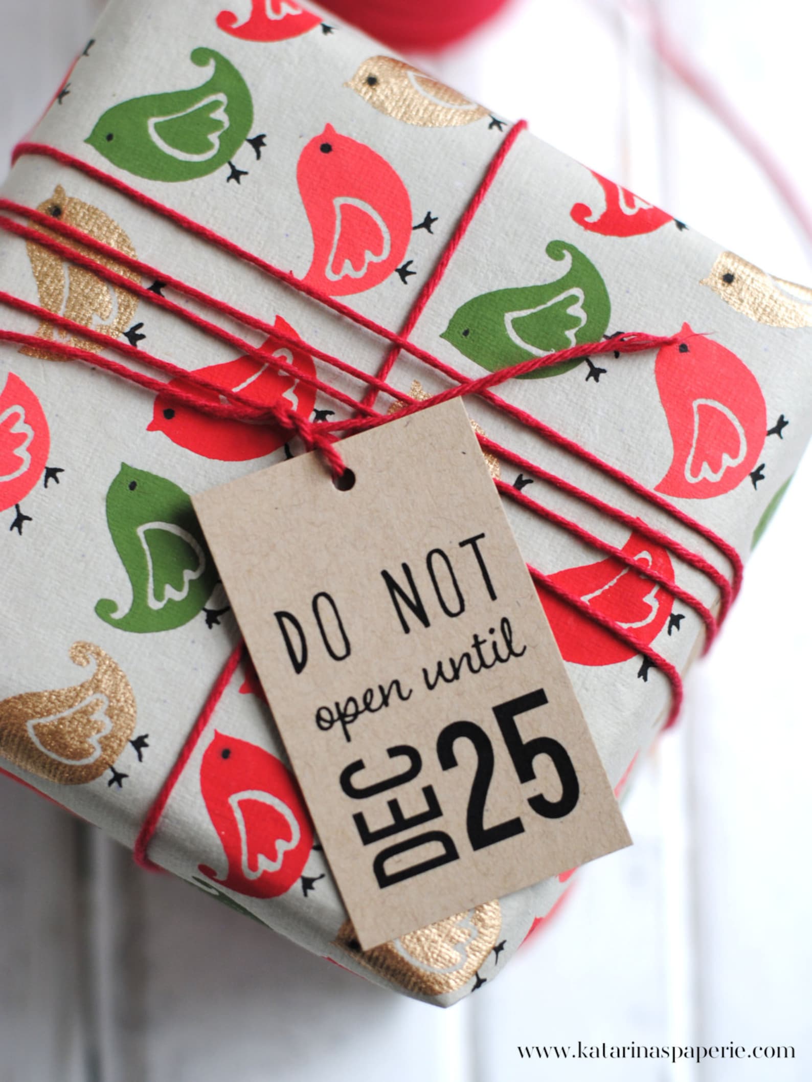 PRINTABLE Do Not Open Until Holiday Gift Tags Christmas Gift | Etsy