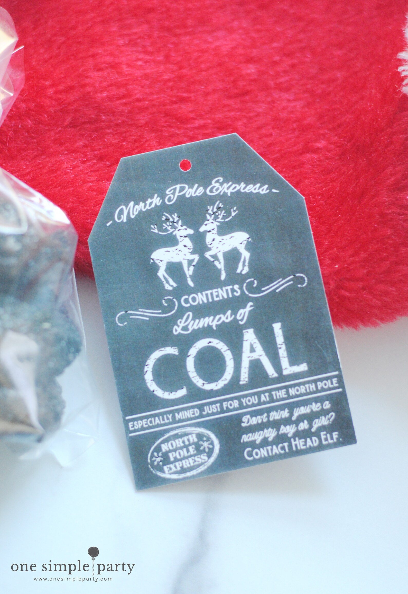 Lumps of Coal Tag Funny Christmas Gift Tag Coal for - Etsy