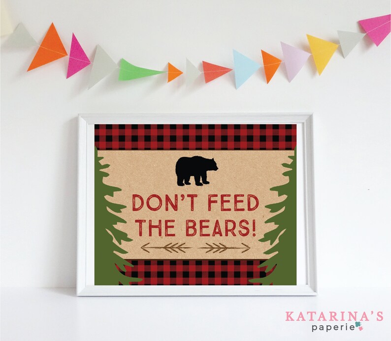 Boy Camping Party Signs Camping Birthday Camping Party | Etsy