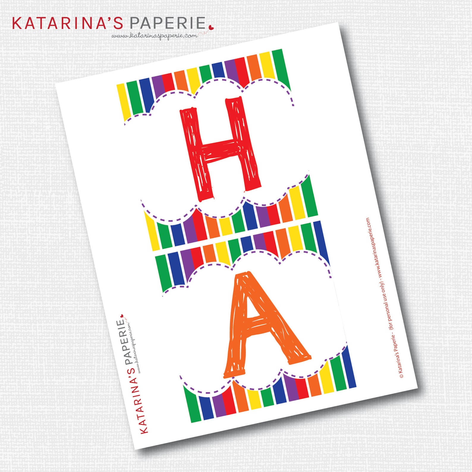 Rainbow Happy Birthday Banner Rainbow Themed Party Banner - Etsy