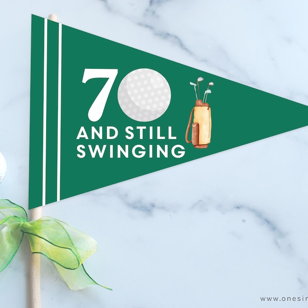70th Birthday Garden Flag - Etsy
